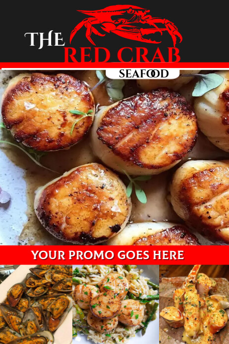 crab Template | PosterMyWall