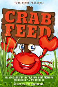 Crab Feast Poster Template | PosterMyWall