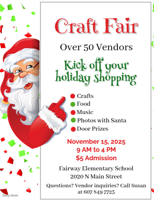 Craft Fair (US Letter) Template | PosterMyWall