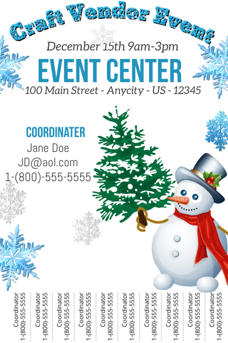 Craft Vendor Event Template | PosterMyWall