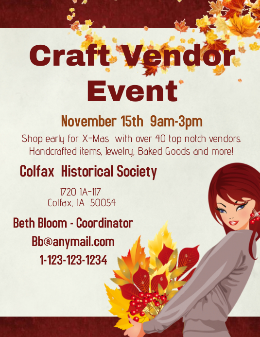 Craft Vendor Event Template | PosterMyWall