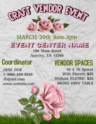 Craft Event Flyer Template | PosterMyWall