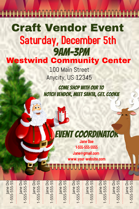 Craft Vendor Event Template | PosterMyWall