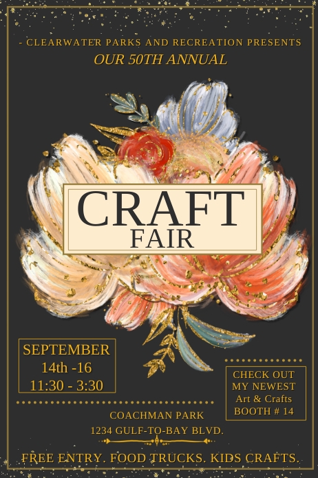 Crafts Fair Poster Template | PosterMyWall