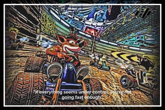 Crash Race Videogame Template | PosterMyWall