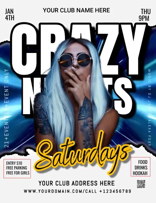 Copy of CRAZY NIGHT (2) | PosterMyWall