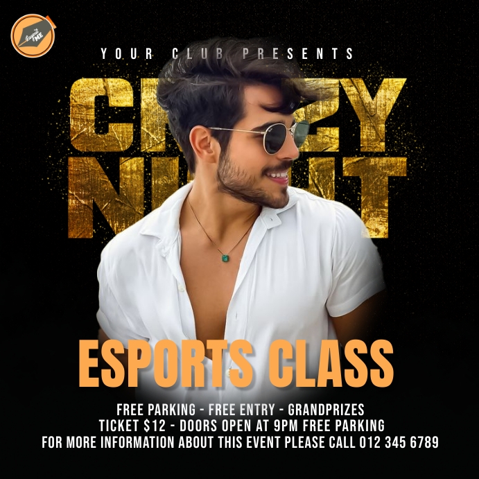 Crazy Night Ads Template | PosterMyWall