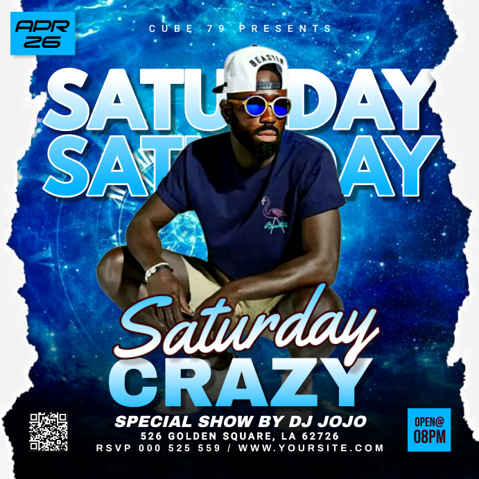 Copy of Crazy saturday | PosterMyWall