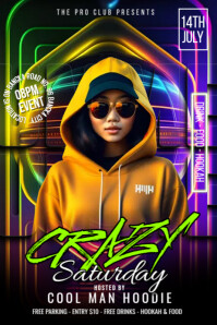 Saturday Night Party Template | PosterMyWall