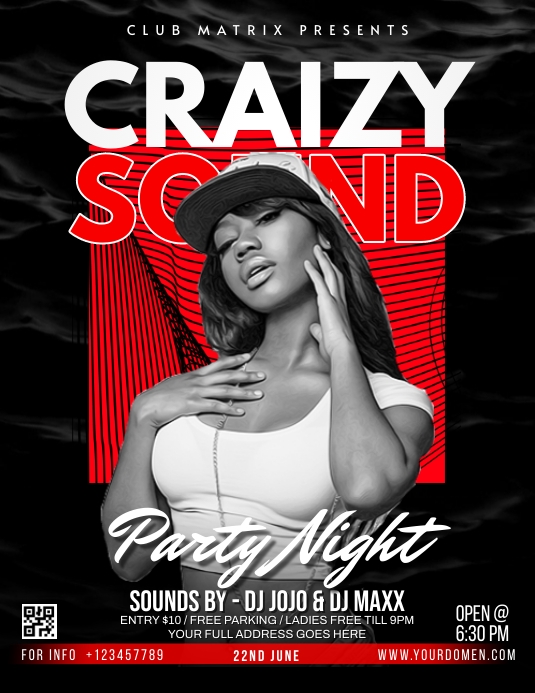 Copy of Crazy Sound party Night | PosterMyWall
