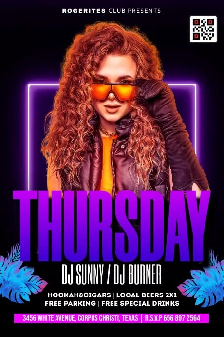 Plantilla de Crazy Thursday Party | PosterMyWall