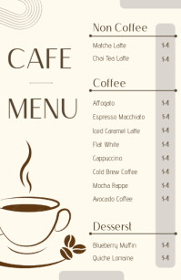 1.86K+ Free Cafe Menu Templates | PosterMyWall