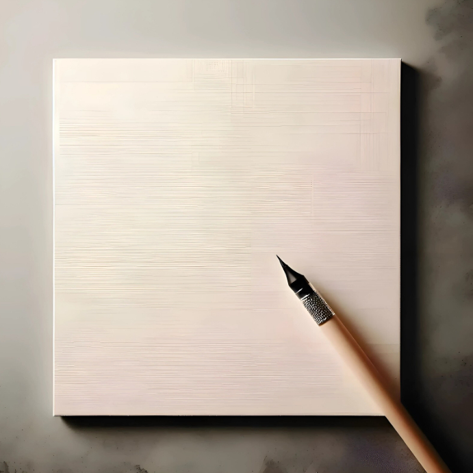 Cream Vintage Realistic Textured Paper With Calligraphy Dip Pen ...