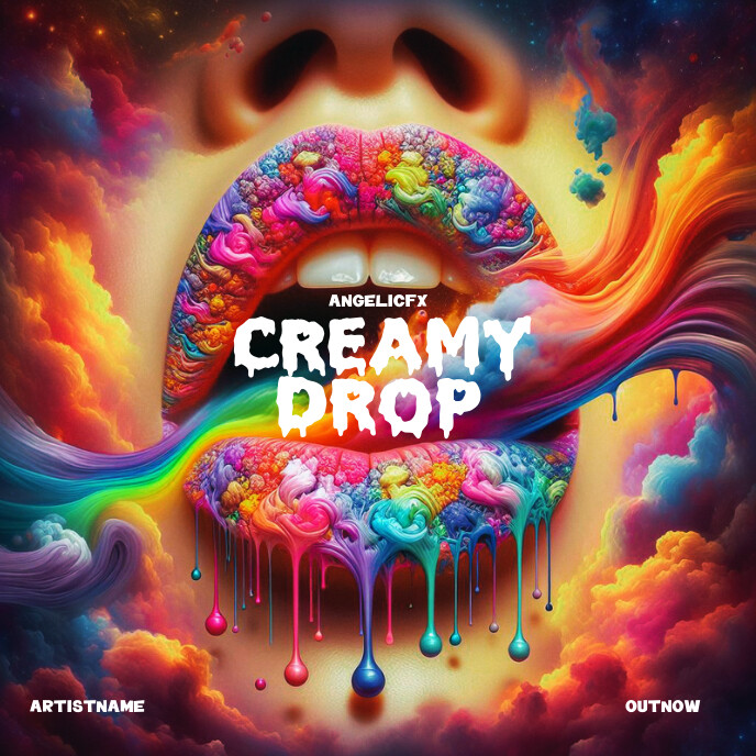 CREAMY DROP ALBUM ARTWORK Template | PosterMyWall