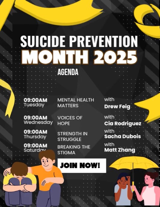 Plantilla de Creating Hope Through Action – Event Lineup 2025 ...