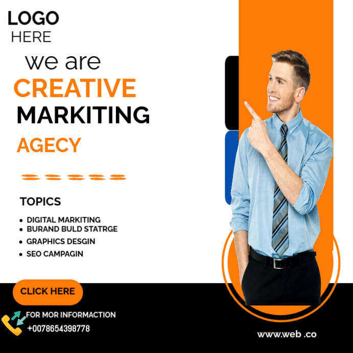 CREATING MARKITING AGENCY Template | PosterMyWall