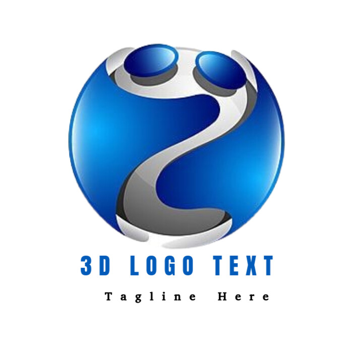 Copy of Creative Abstract 3d Orbit Sphere Vector Logo Logo | PosterMyWall