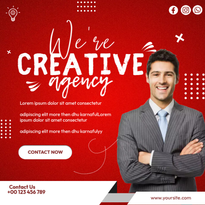Creative Agency Ads Template | PosterMyWall