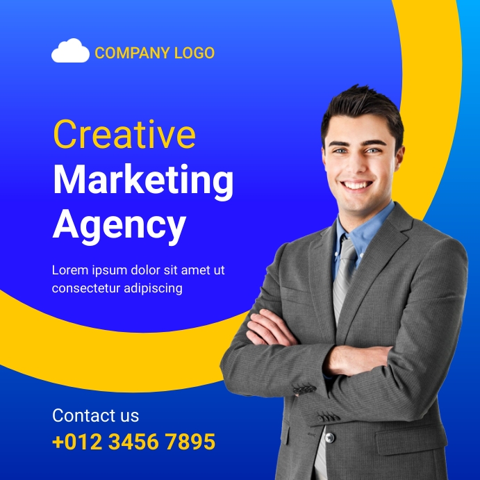 Creative agency banner template design | PosterMyWall