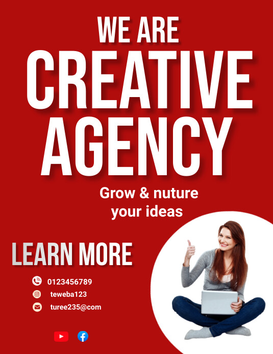creative agency flyers Template | PosterMyWall