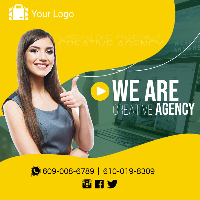 Copy of CREATIVE BUSINESS ADS | PosterMyWall