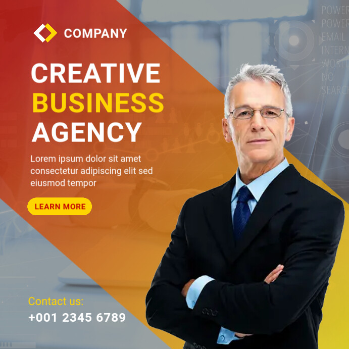 Creative Business Agency Ad Template | PosterMyWall