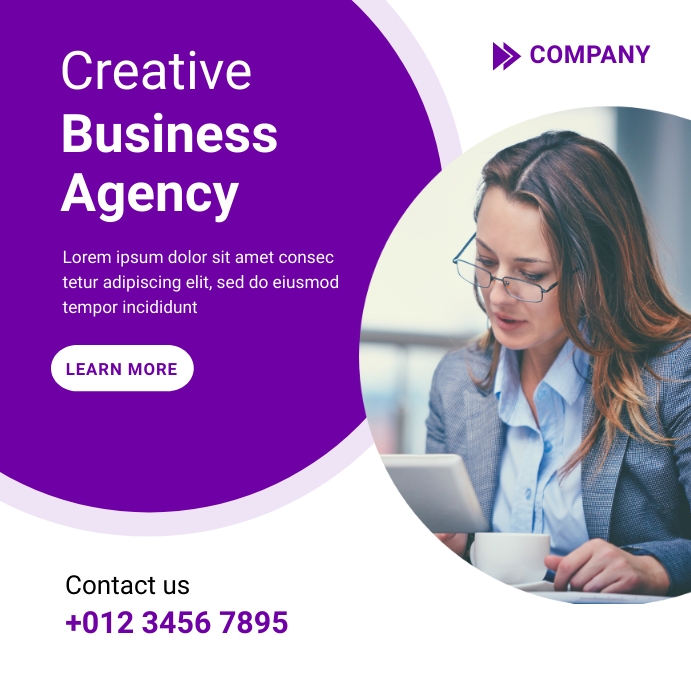 Copy of Creative Business Agency Ad Template | PosterMyWall