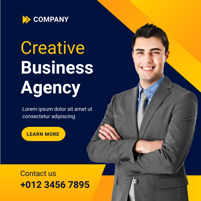 Creative Business Agency Ad Template | PosterMyWall