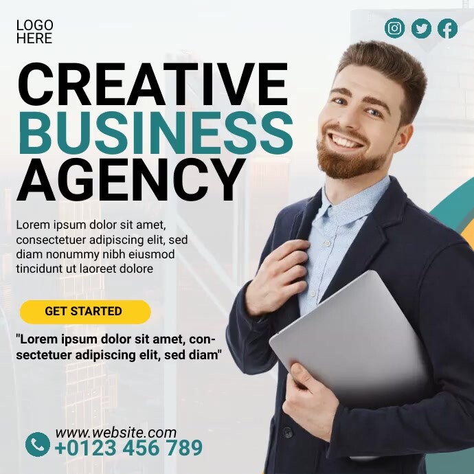 Copy of Creative Business Agency | PosterMyWall