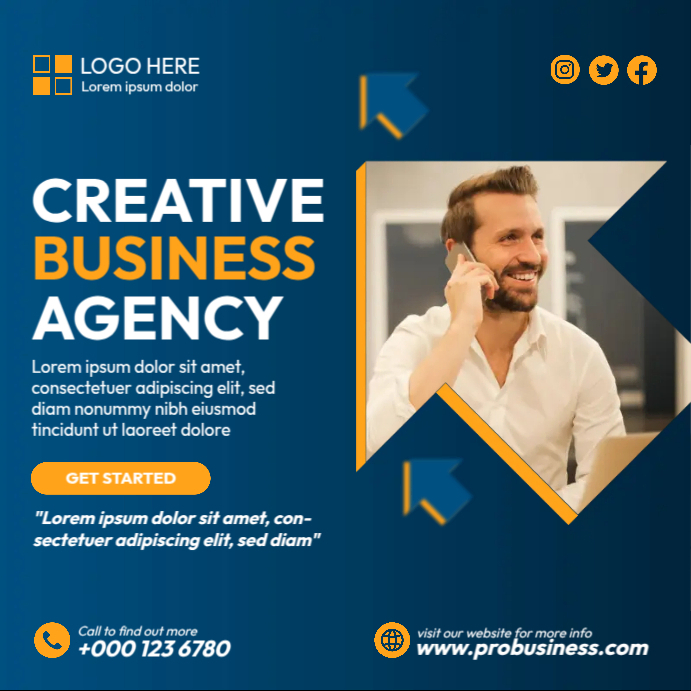 Copy of Creative Business Agency | PosterMyWall