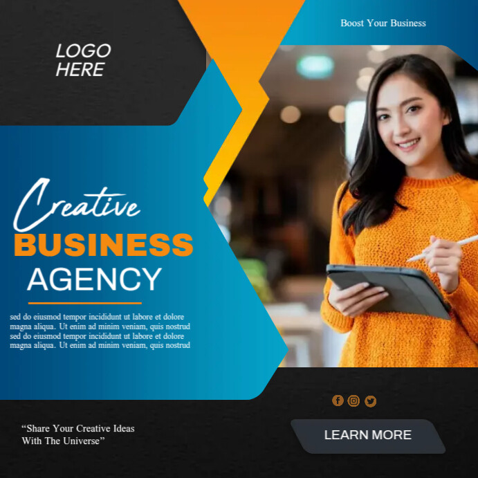 Copy of Creative business Agency | PosterMyWall