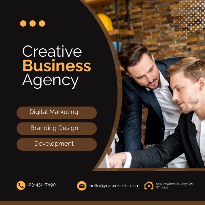 Copy of CREATIVE BUSINESS AGENCY | PosterMyWall