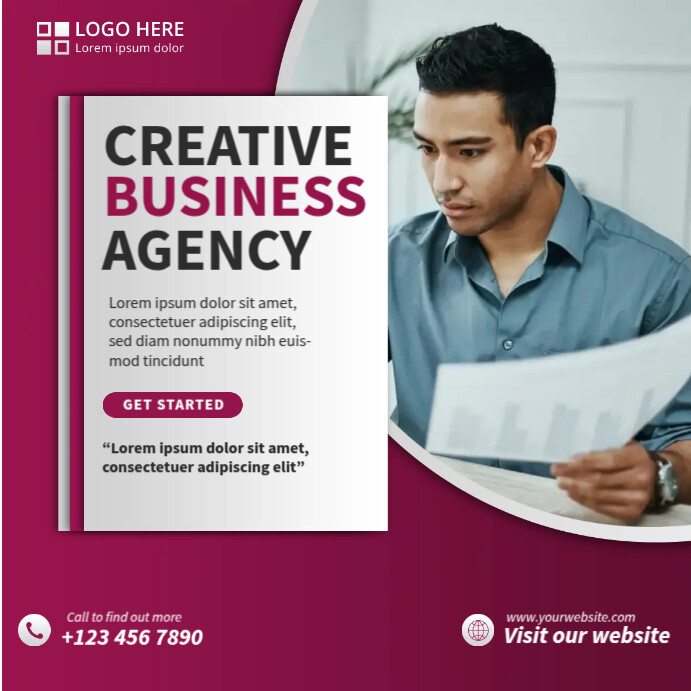 Copy of Creative Business Agency | PosterMyWall