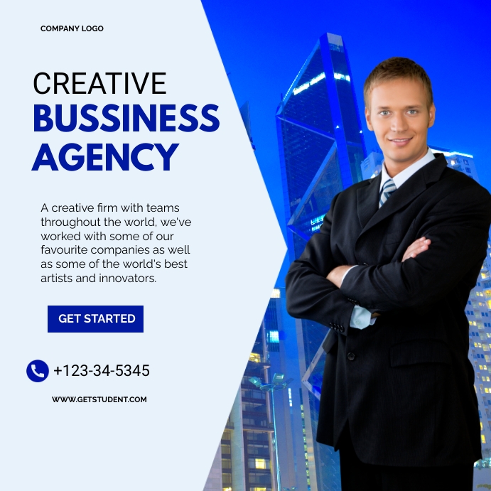 CREATIVE BUSINESS AGENCY INSTAGRAM POST Template | PosterMyWall