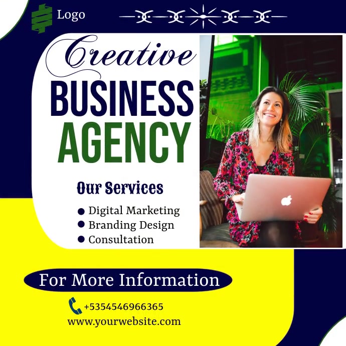 Creative business agency Instagram post Template | PosterMyWall