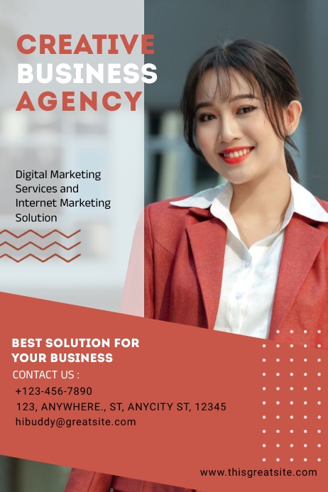 Creative Business Agency Template | PosterMyWall