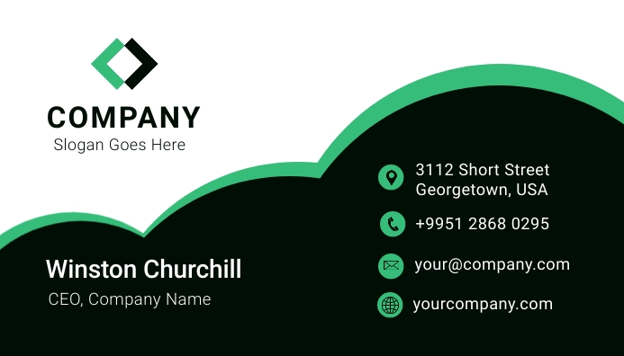 Creative Business Card Design Template | PosterMyWall