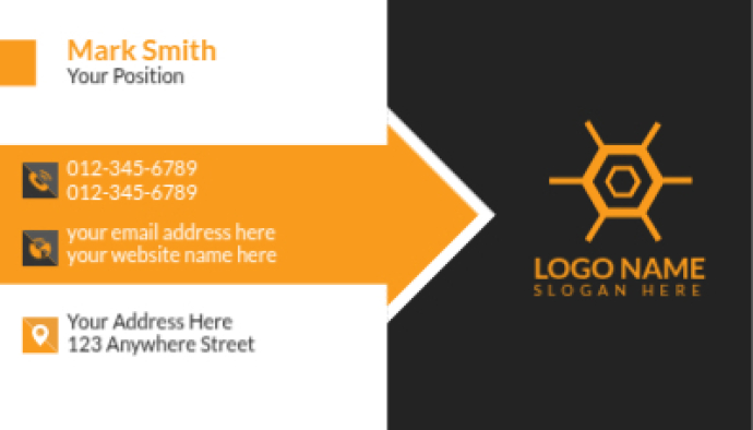 Creative Business Card Design Template | PosterMyWall