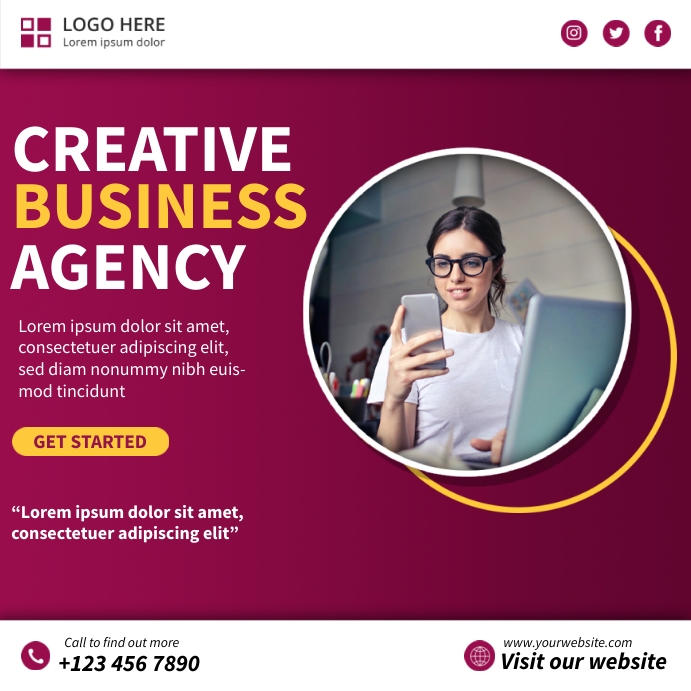 Creative Business Design Template | PosterMyWall