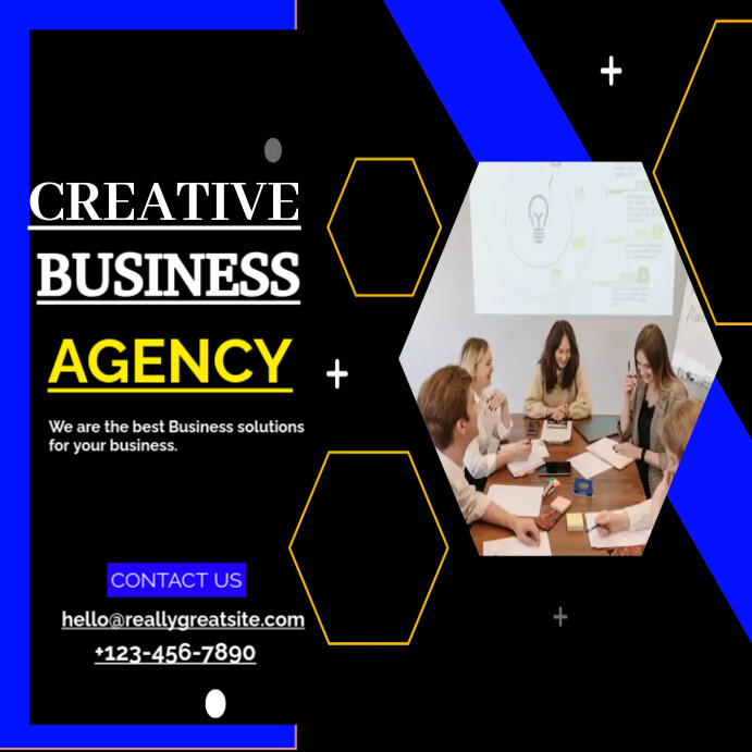 CREATIVE BUSINESS Template | PosterMyWall