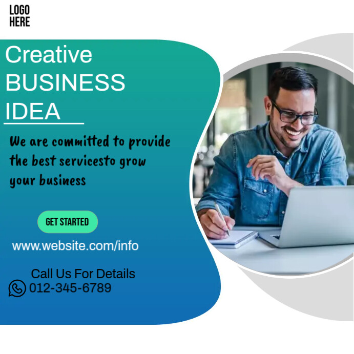 Creative Business Idea Ads Template | PosterMyWall