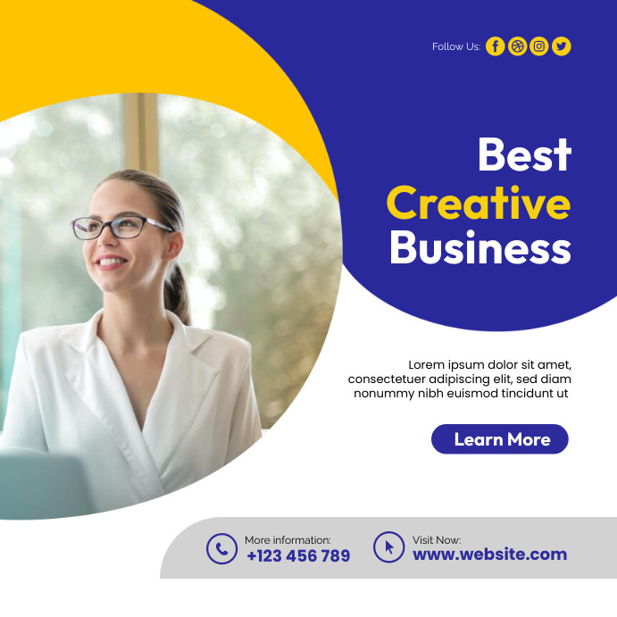 Creative Business Poster Template | PosterMyWall