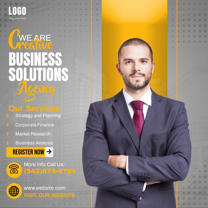 Copy of Creative Business Solutions | PosterMyWall