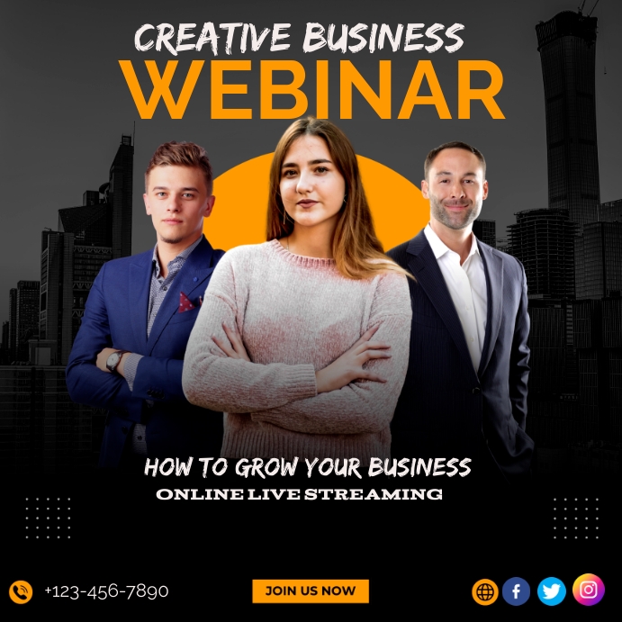 Copy of CREATIVE BUSINESS WEBINAR | PosterMyWall
