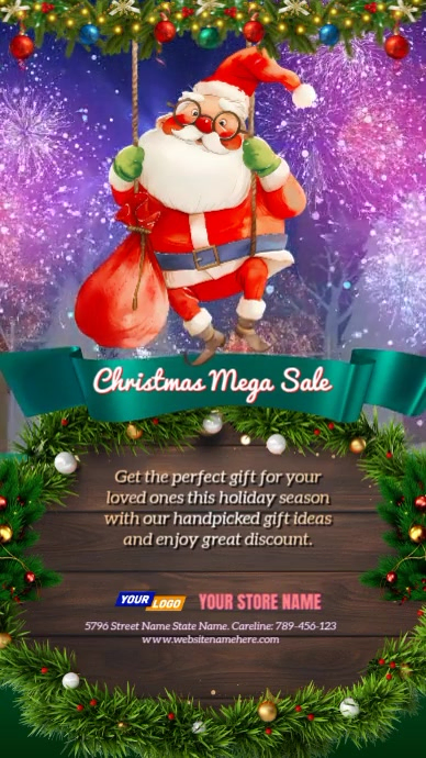 Creative Christmas Tiktok Video Template | PosterMyWall