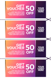 Yellow Gift Voucher Template | PosterMyWall