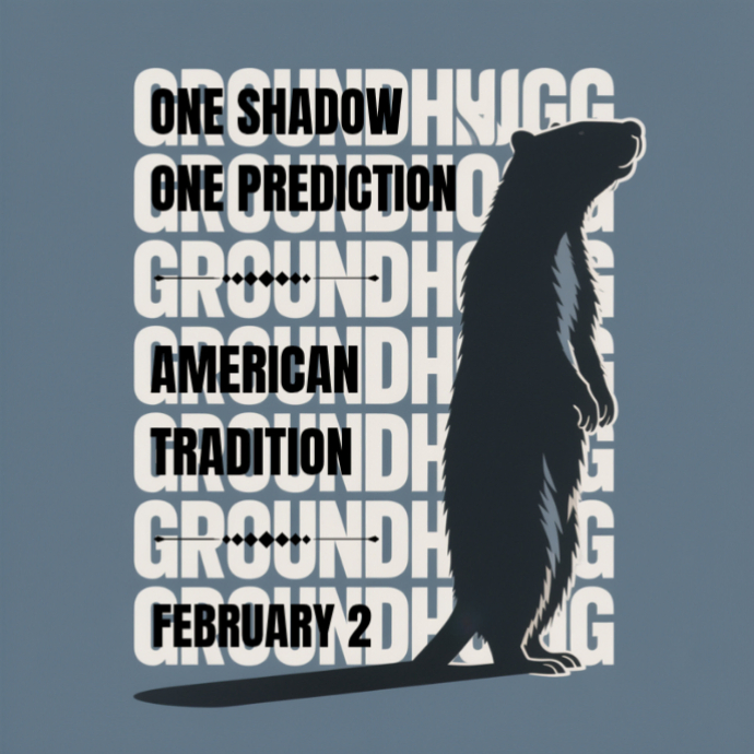 CREATIVE GROUNDHOG DAY POSTER DESIGN Template | PosterMyWall