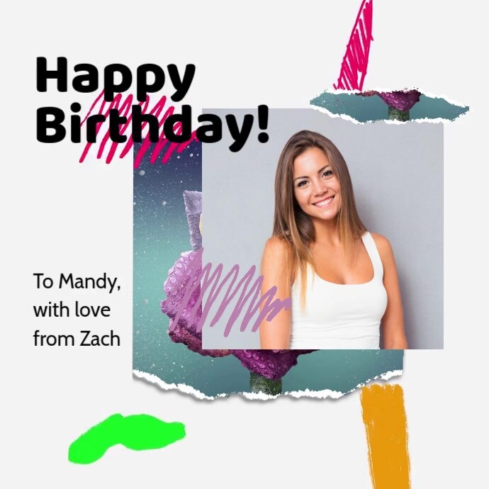 Creative Happy Birthday Instagram Post Template PosterMyWall creative-happy-birthday-instagram-post-template-postermywall