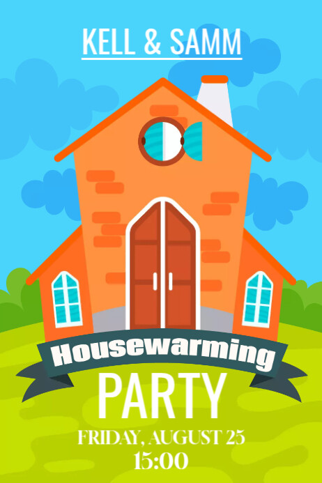 Creative Housewarming Party Design Template | PosterMyWall
