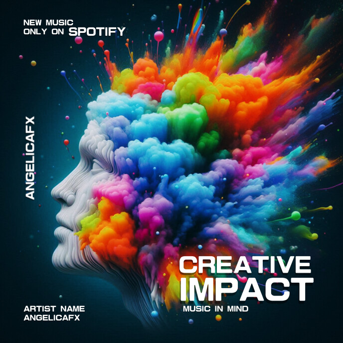 Creative Impact Album Artwork Templat | PosterMyWall